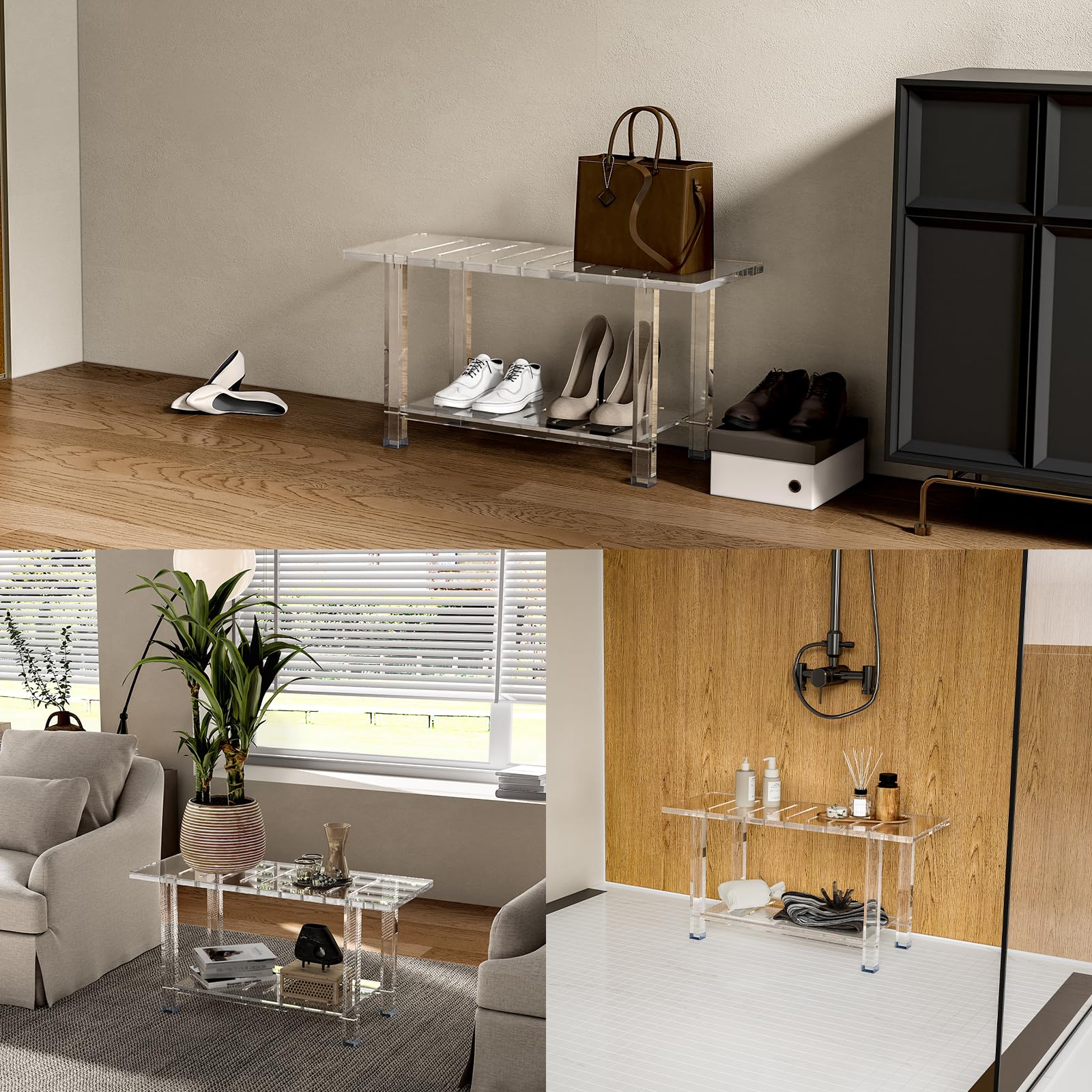 Acrylic Shower Bench | From Where